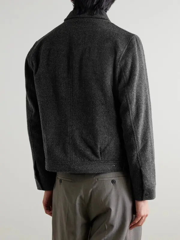 Oliver Peoples Norton Brushed Recycled Wool-blend Jacket