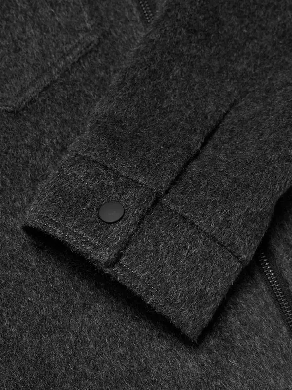 Oliver Peoples Norton Brushed Recycled Wool-blend Jacket