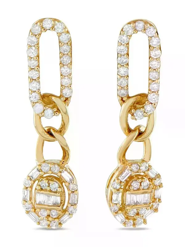 LB EXCLUSIVE 14k Yellow 0.45 Ct. Diamond Drop Earrings - Gold