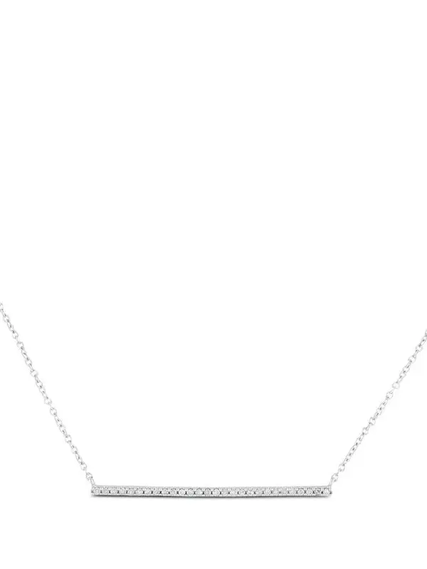 LB EXCLUSIVE 14k White Gold Diamond Necklace - Silver