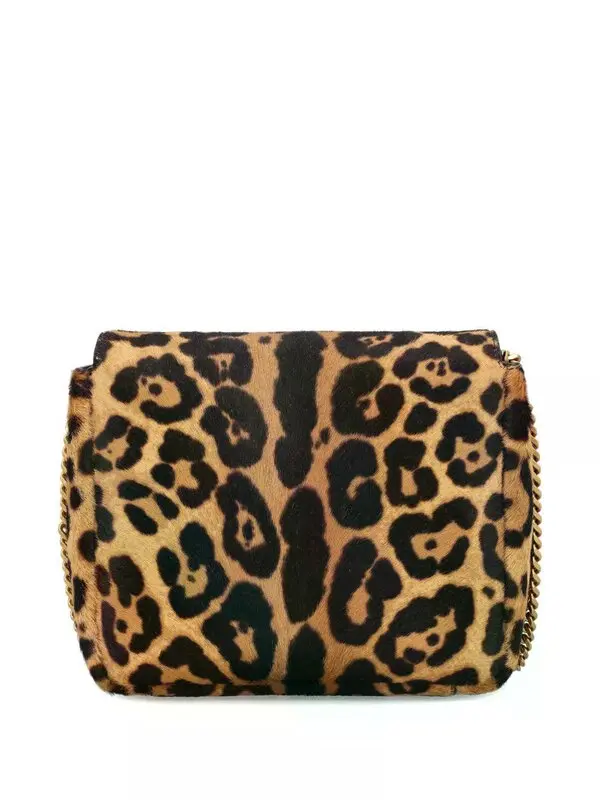 Saint Laurent Kate Animal-print Shoulder Bag
