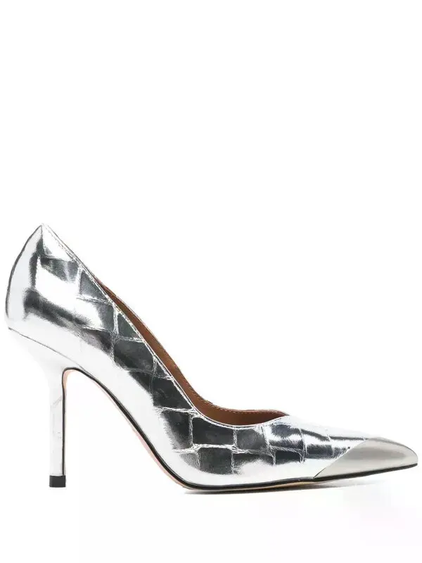 Kurt Geiger 90mm Metallic Point-toe Pumps