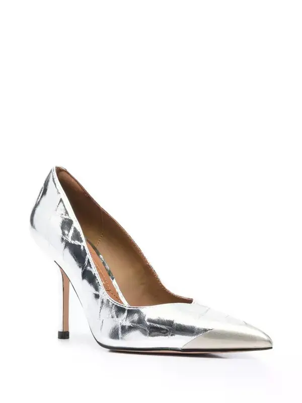 Kurt Geiger 90mm Metallic Point-toe Pumps