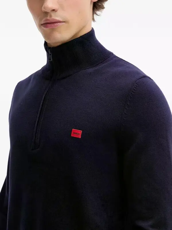 Hugo Half-zip Turtleneck Sweater