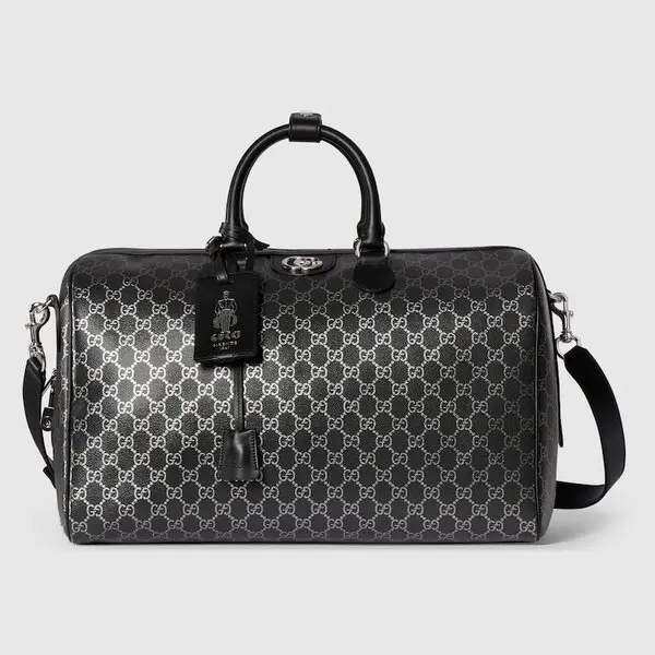 Gucci Gg Medium Duffle Bag - Black