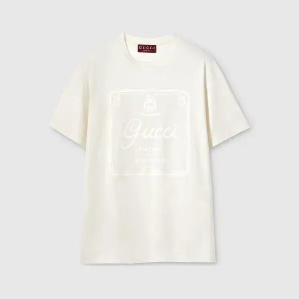 Gucci Soft Cotton Jersey T-shirt With Print