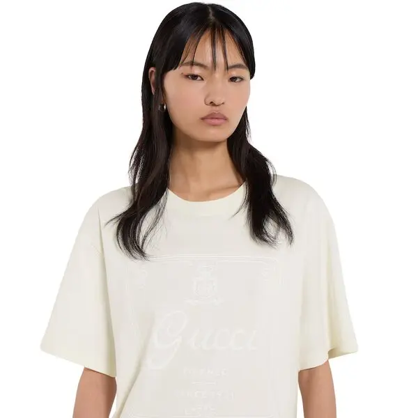 Gucci Soft Cotton Jersey T-shirt With Print