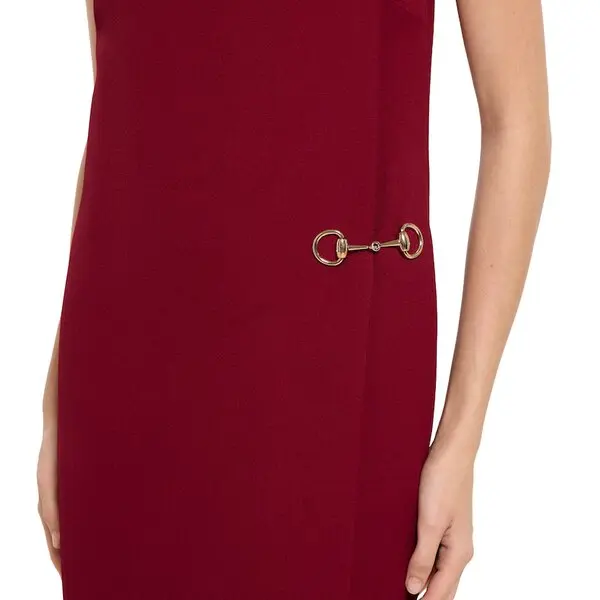Gucci Sablé Dress With Horsebit Detail