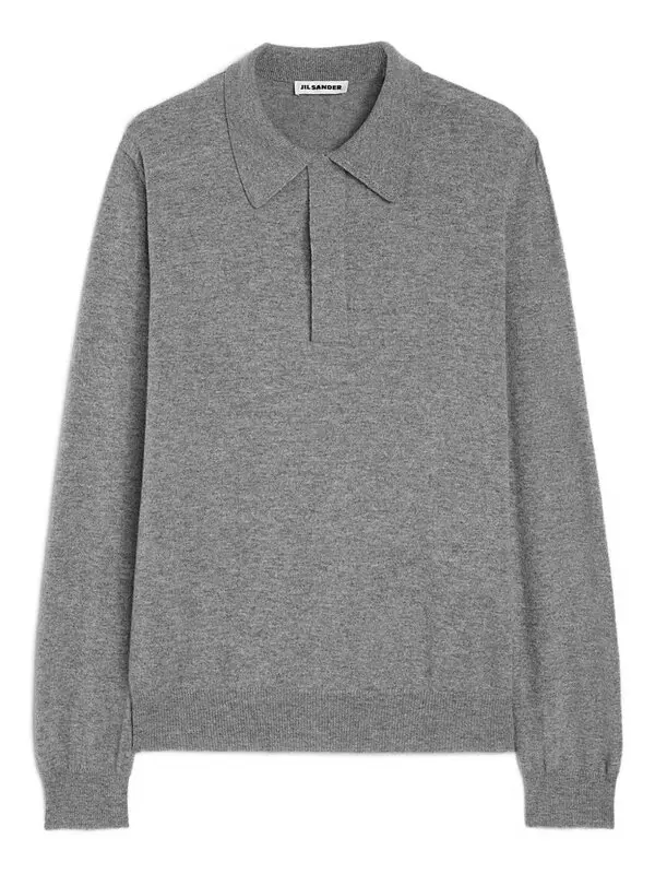 JIL SANDER Wool Polo Shirt