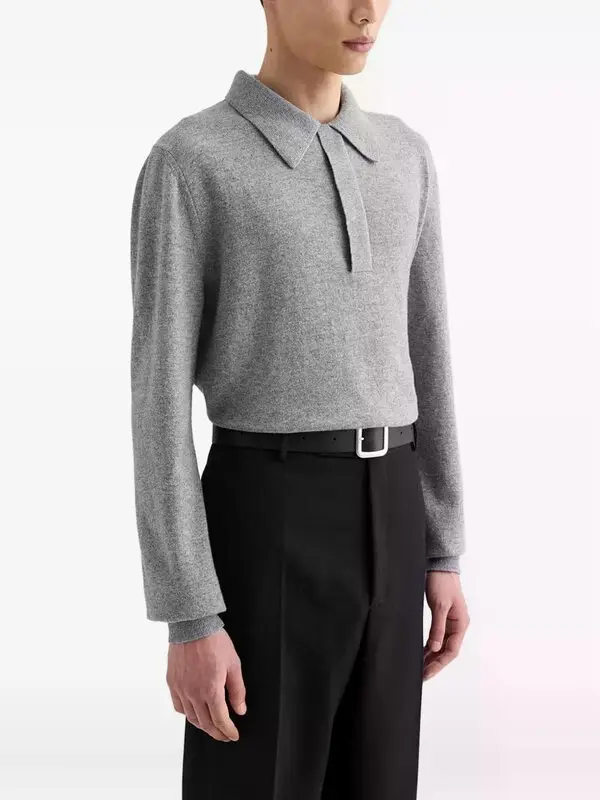 JIL SANDER Wool Polo Shirt