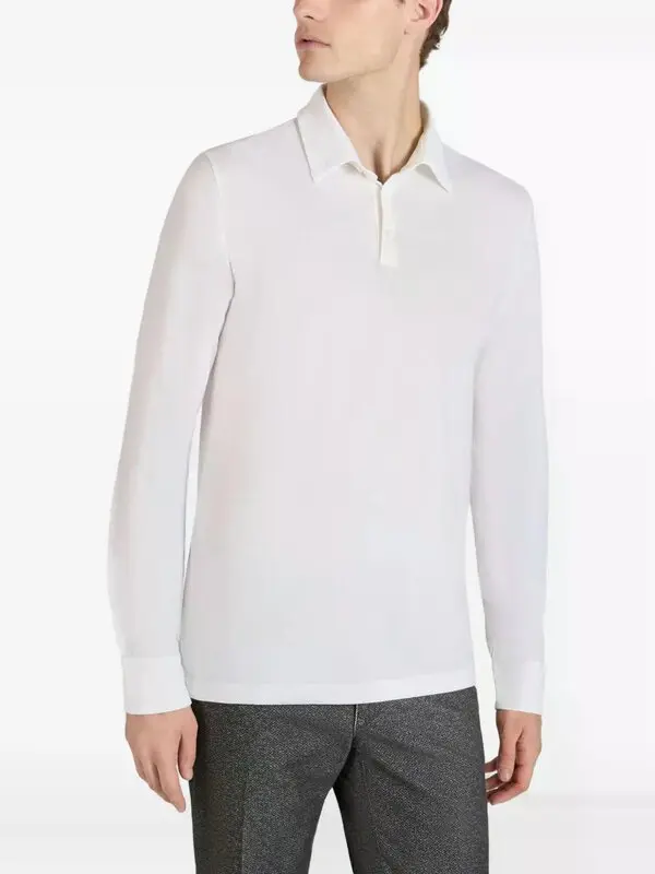 SLOWEAR Long-sleeve Polo Shirt