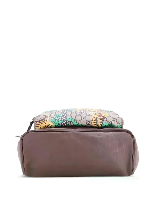 Gucci Zip Pocket Backpack Printed Gg #254248G96B Gucci Zip Pocket Bengal Print Gg Coated Canvas Medium  main image 3