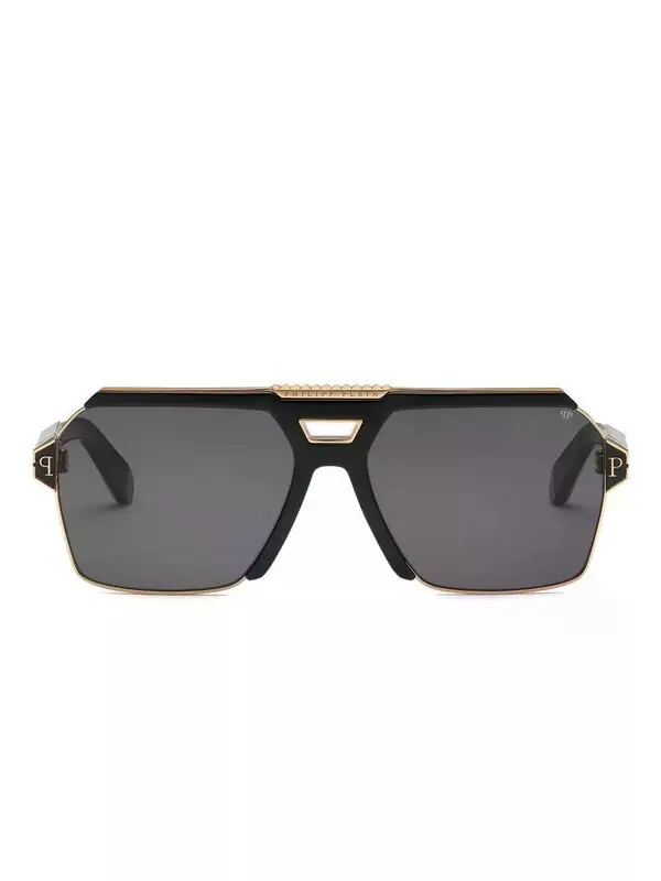 Philipp Plein Geometric-pilot Sunglasses - Black