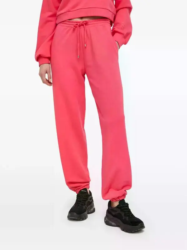 Patrizia Pepe Elasticated Waistband Track Pants - Pink