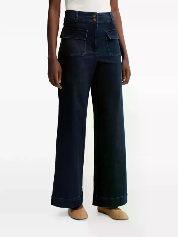 SESSUN High-waisted Wide Leg Jeans