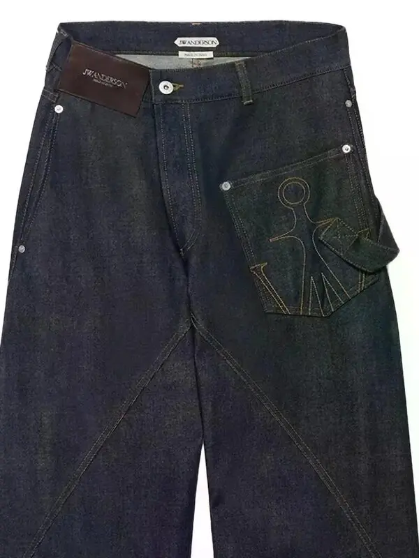 JW Anderson Twisted Workwear Jeans - Blue