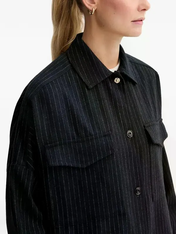 SESSUN Pinestripe Shirt