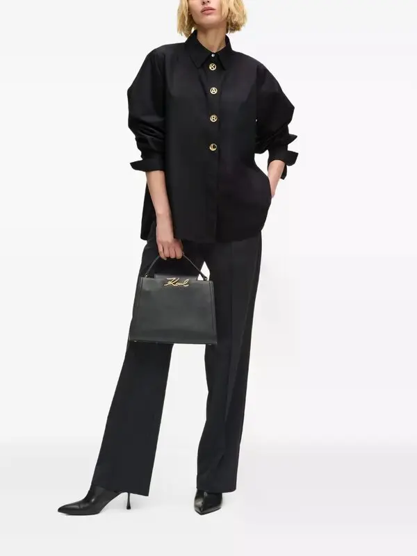 Karl Lagerfeld Karl-letters-buttons Shirt