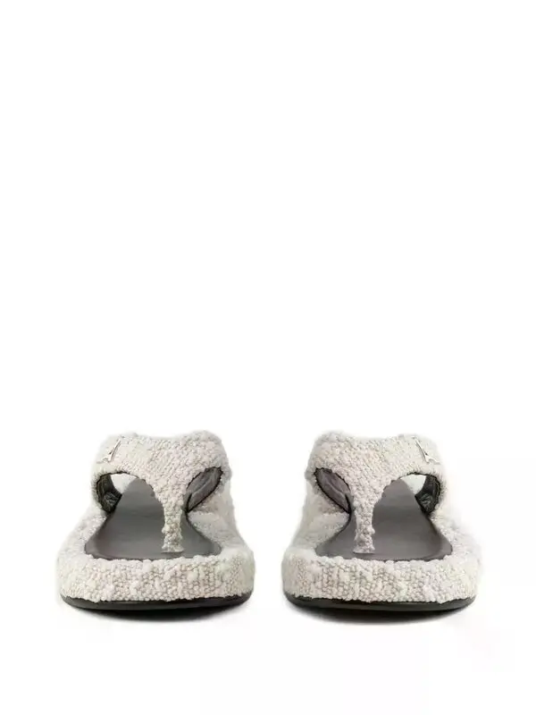 Manière De Voir Rosalie Flatform Sandals - Neutrals