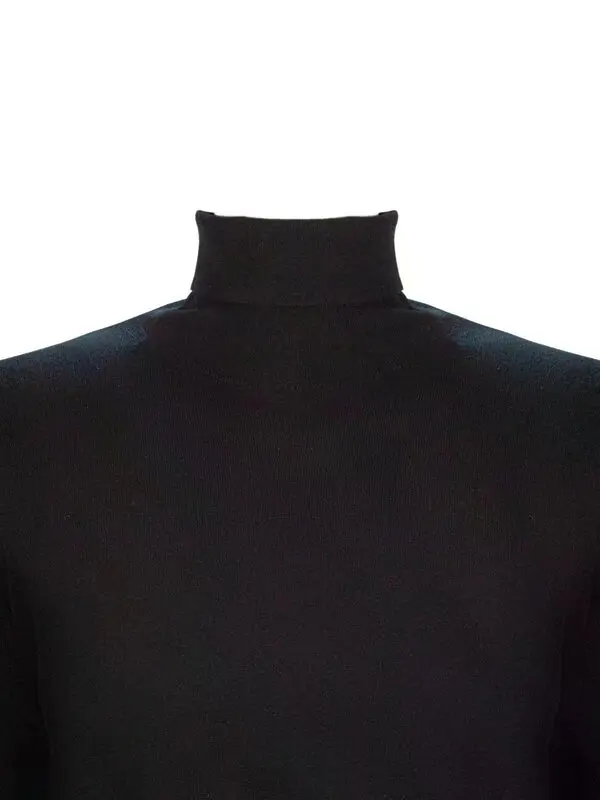 KANGRA High-neck Sweater - Black
