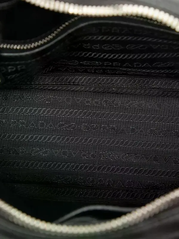 Prada Soft Calfskin Diagramme Camera Crossbody Bag - Black