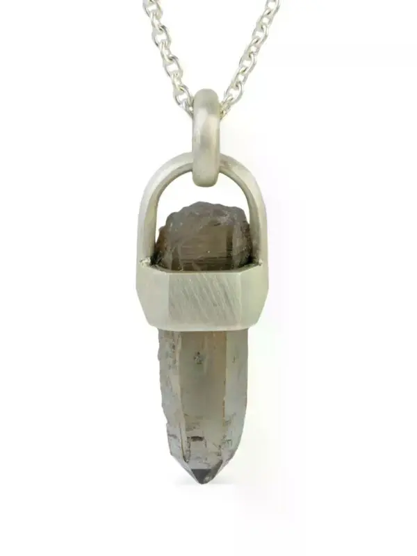 PARTS OF FOUR Sterling Talisman Quartz Necklace - Silver