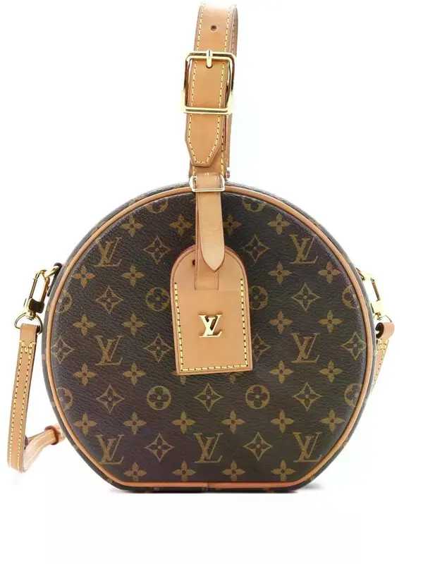 LOUIS VUITTON Petite Boite Chapeau Crossbody Bag Monogram Canvas - Brown