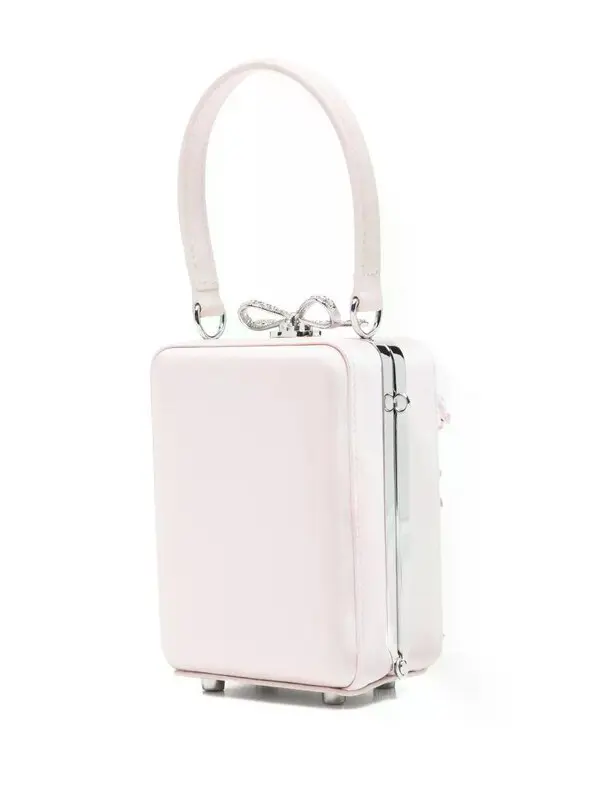 SELF-PORTRAIT Floral Embellished Top Handle Tote