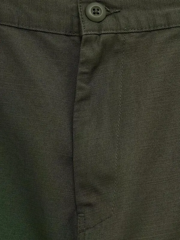 Carhartt Work In Progress Brady Logo-patch Trousers - Green