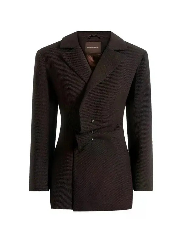 Manière De Voir Sylvie Blazer Dress - Brown