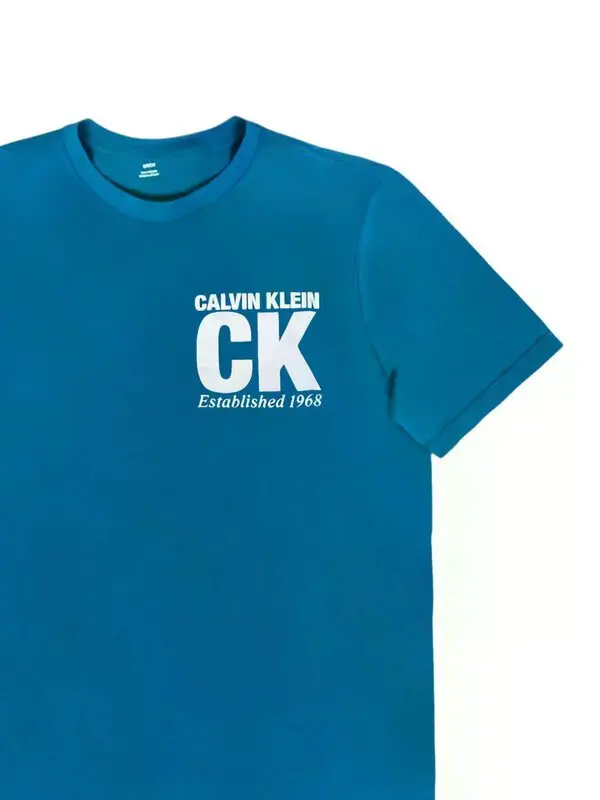 Calvin Klein Logo-print T-shirt - Blue