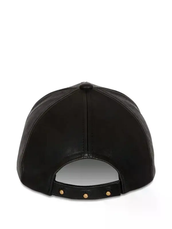 Balmain Lambskin Baseball Cap