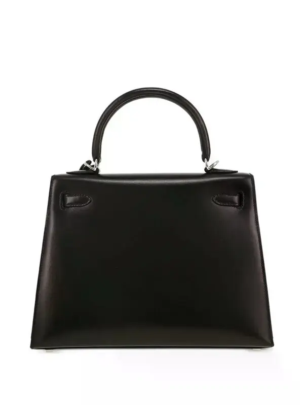 Hermès Kelly 25 Leather Tote - Black