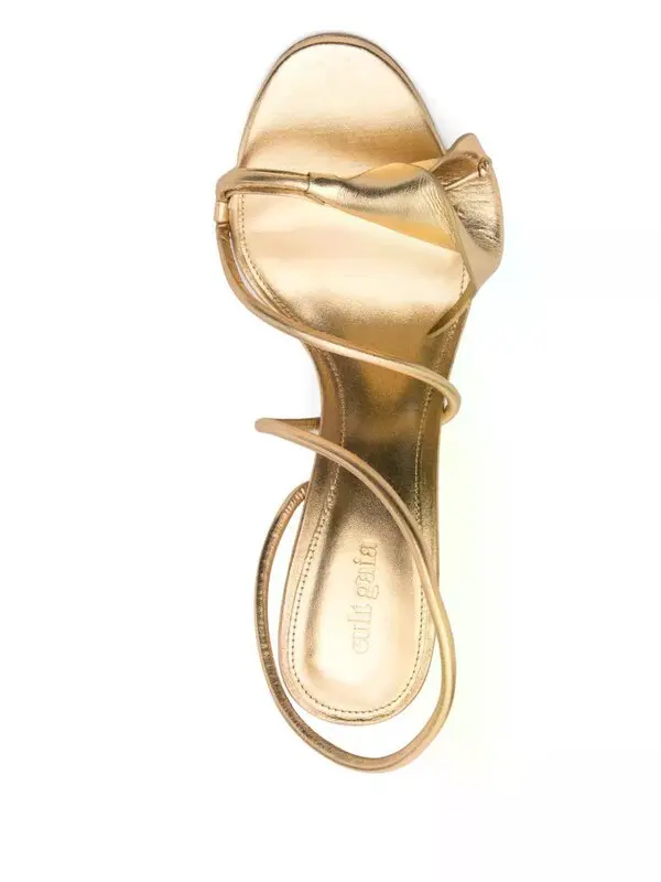 Cult Gaia 110mm Cassidy Sandals - Gold