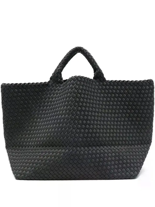 NAGHEDI Large St. Barths Woven Tote Bag - Black