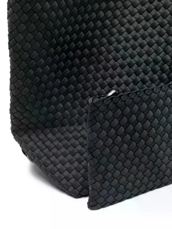 NAGHEDI Large St. Barths Woven Tote Bag - Black