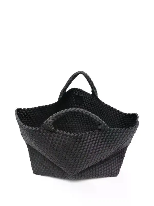 NAGHEDI Large St. Barths Woven Tote Bag - Black
