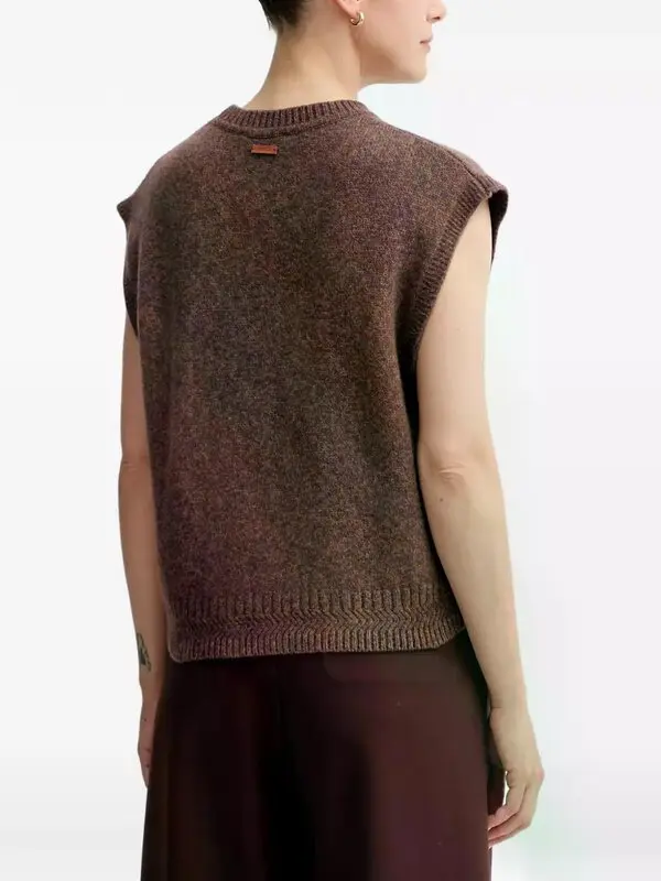 SESSUN Sleeveless Knitted Top