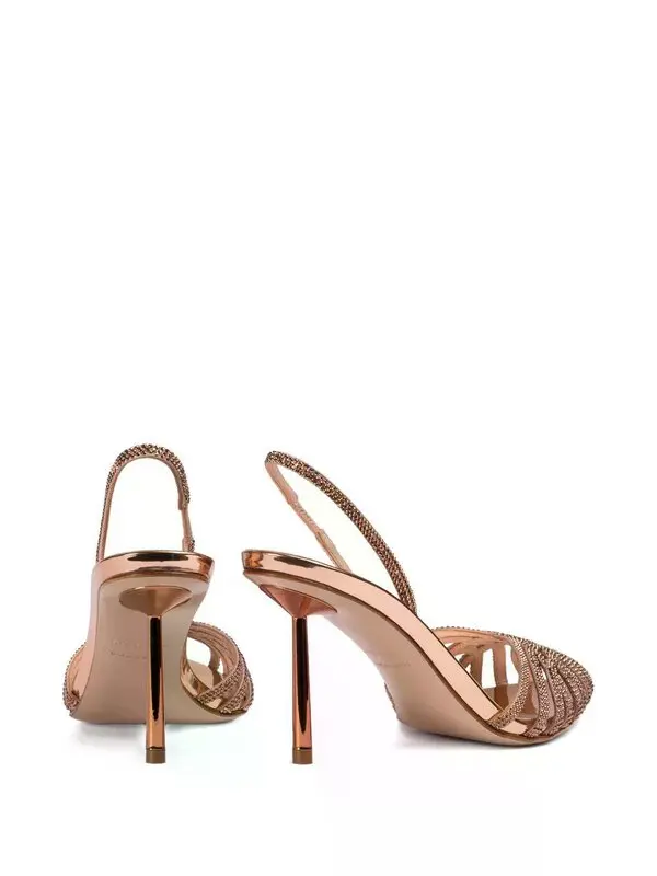 LE SILLA 100mm Embrace Embellished Sandals - Pink