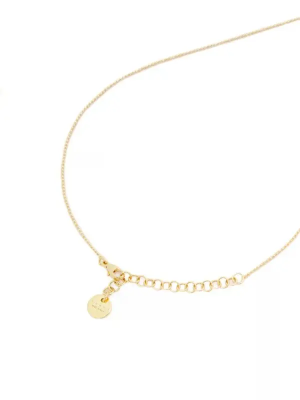 Marni 24k -plated Horse Charm Necklace With Rhinestone Eye - Gold