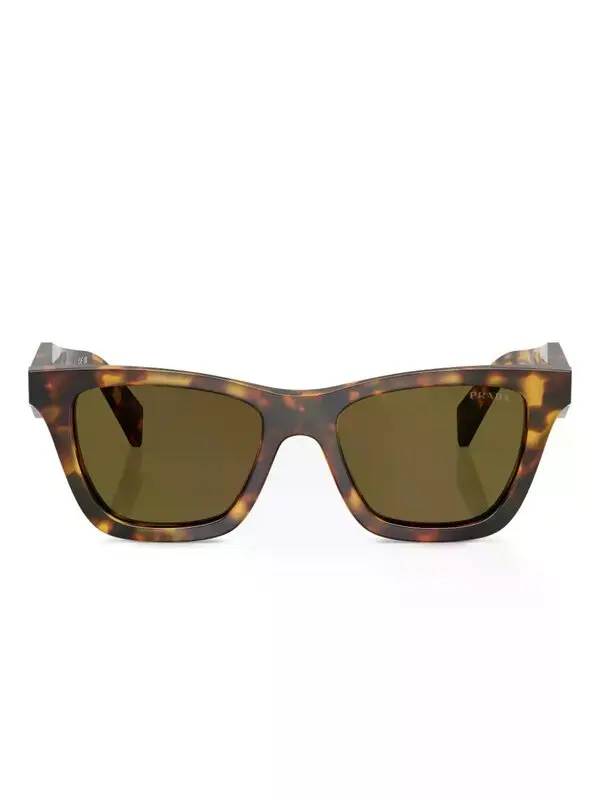 Prada Wayfarer-frame Sunglasses - Brown