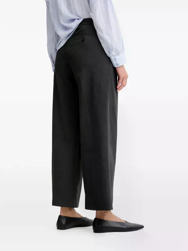SESSUN Pleated Wide-leg Trousers