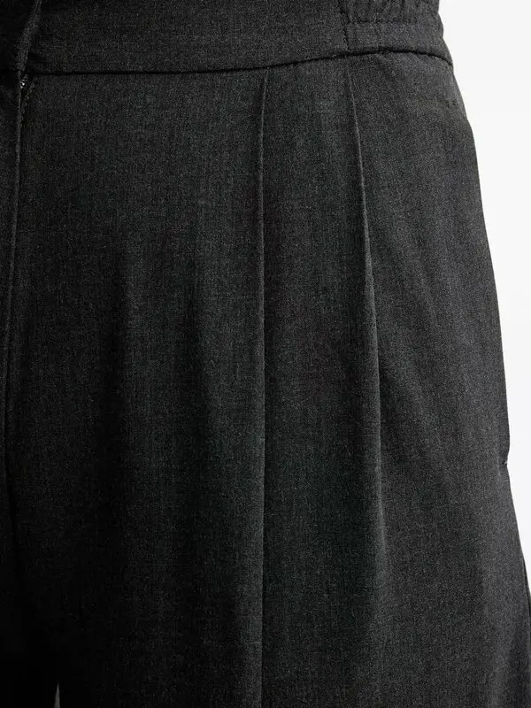 SESSUN Pleated Wide-leg Trousers