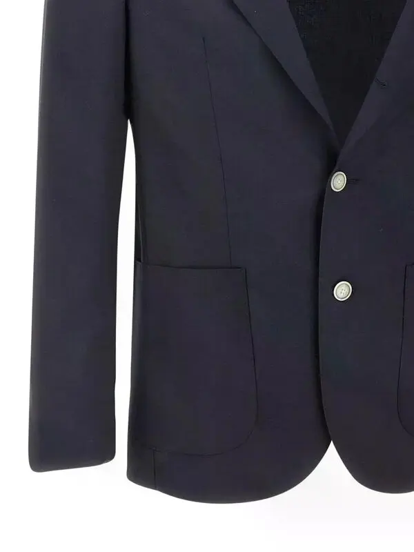 BARBA NAPOLI Peaked-lapels Button-fastening Blazer