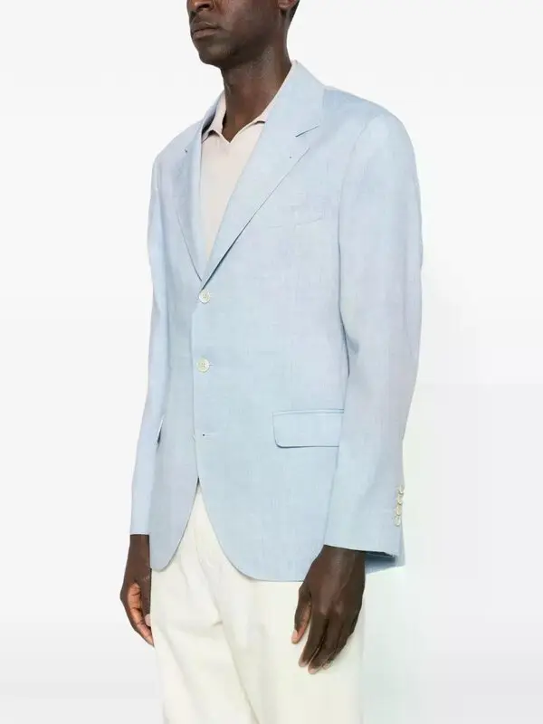 Brunello Cucinelli Single-breasted Blazer - Blue