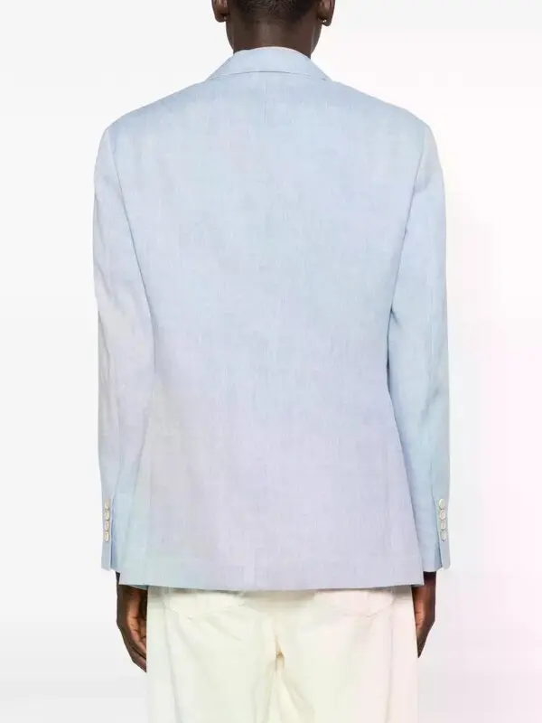 Brunello Cucinelli Single-breasted Blazer - Blue