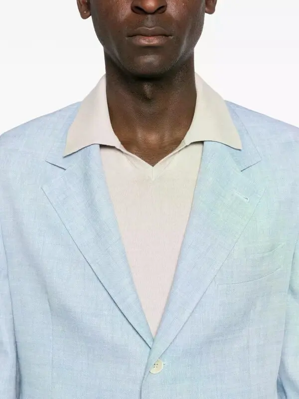 Brunello Cucinelli Single-breasted Blazer - Blue