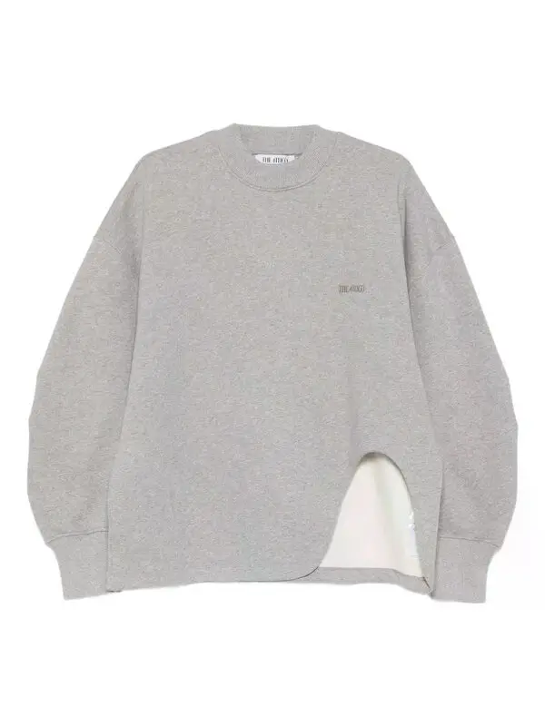 Attico Logo-detail Sweatshirt - Grey