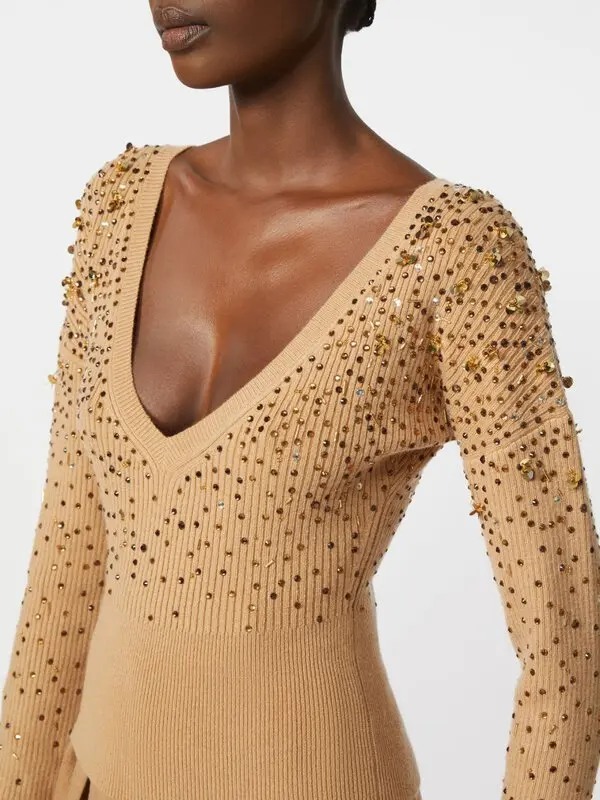 Max Mara Wool And Cashmere Sweater - Camel