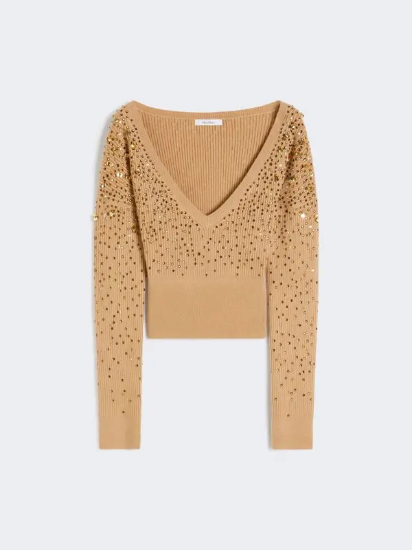 Max Mara Wool And Cashmere Sweater - Camel